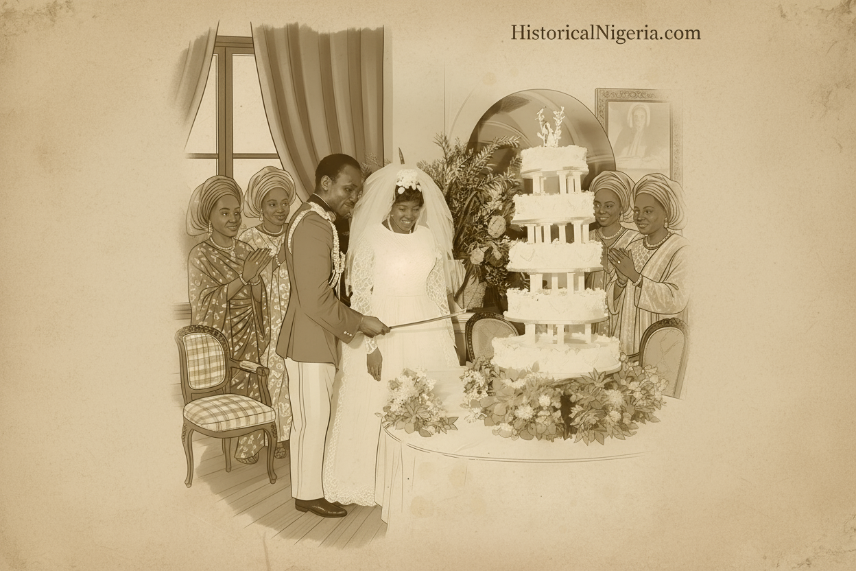 Major-General Yakubu Gowon Marries Victoria Hansatu Zakari During Civil ...
