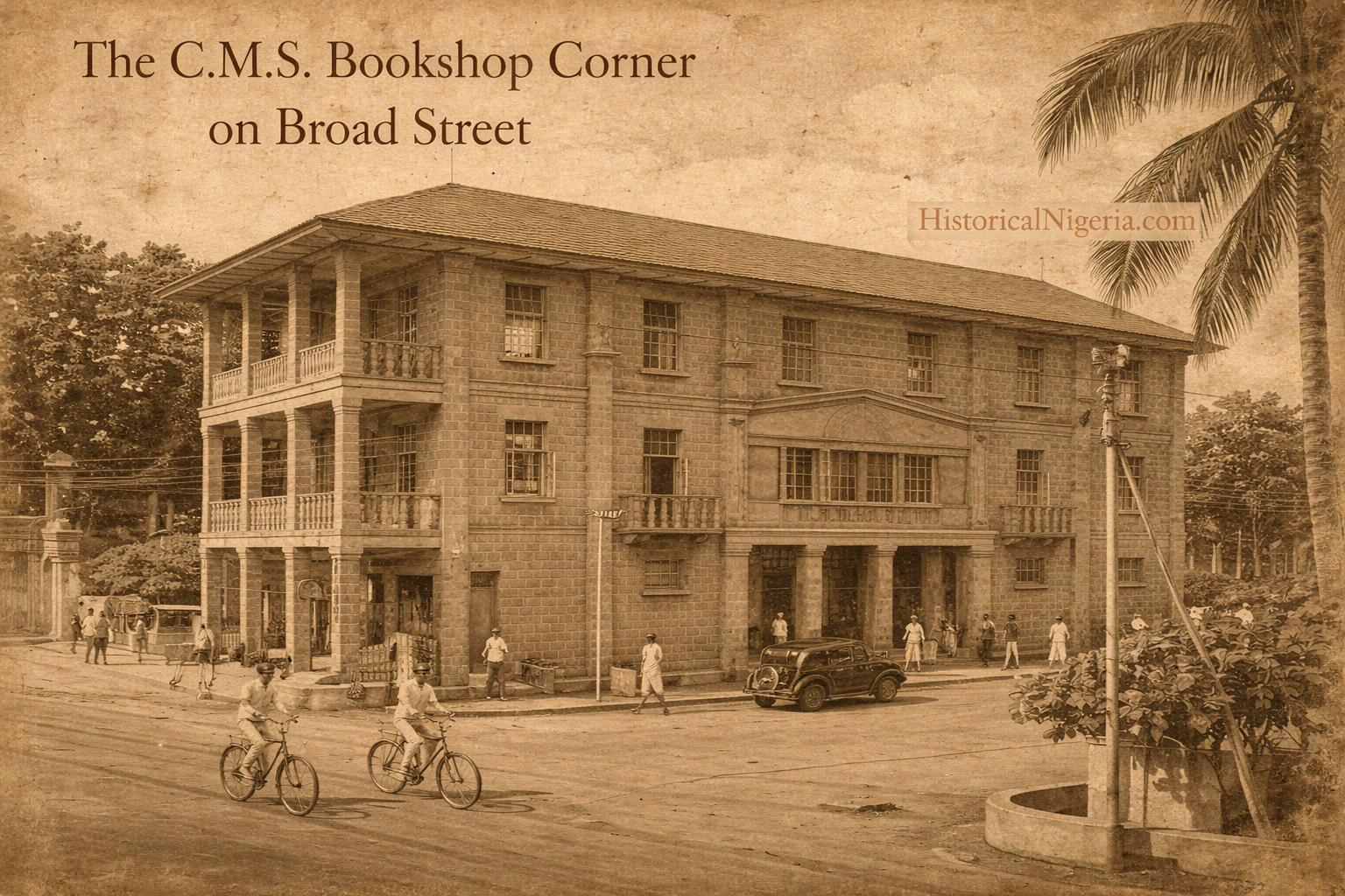 The C.M.S. Bookshop Corner on Broad Street | Historical Nigeria