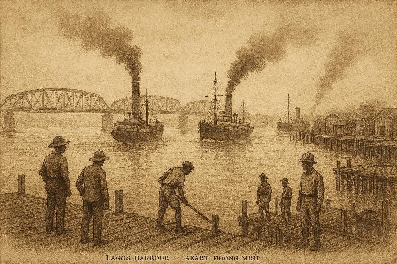 Carter Bridge and Lagos Harbour | Historical Nigeria