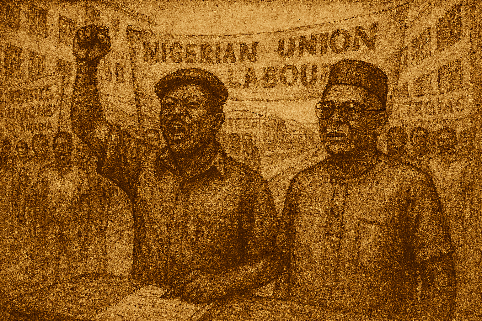 Oshiomhole and Kokori: Nigerian Labour Leaders | Historical Nigeria