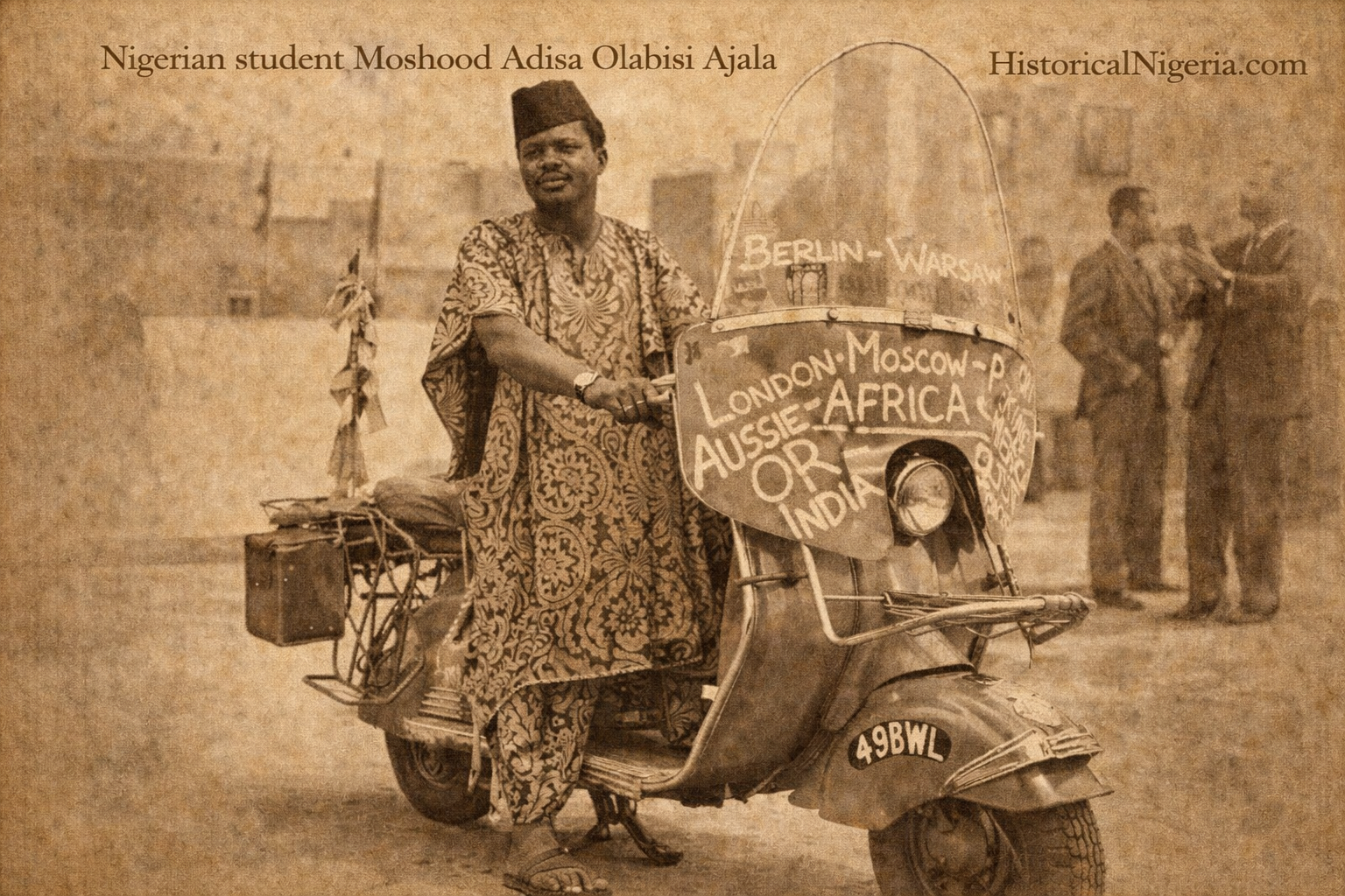 Ajala on Two Wheels, How Olabisi Ajala Made Travel a Nigerian Symbol ...
