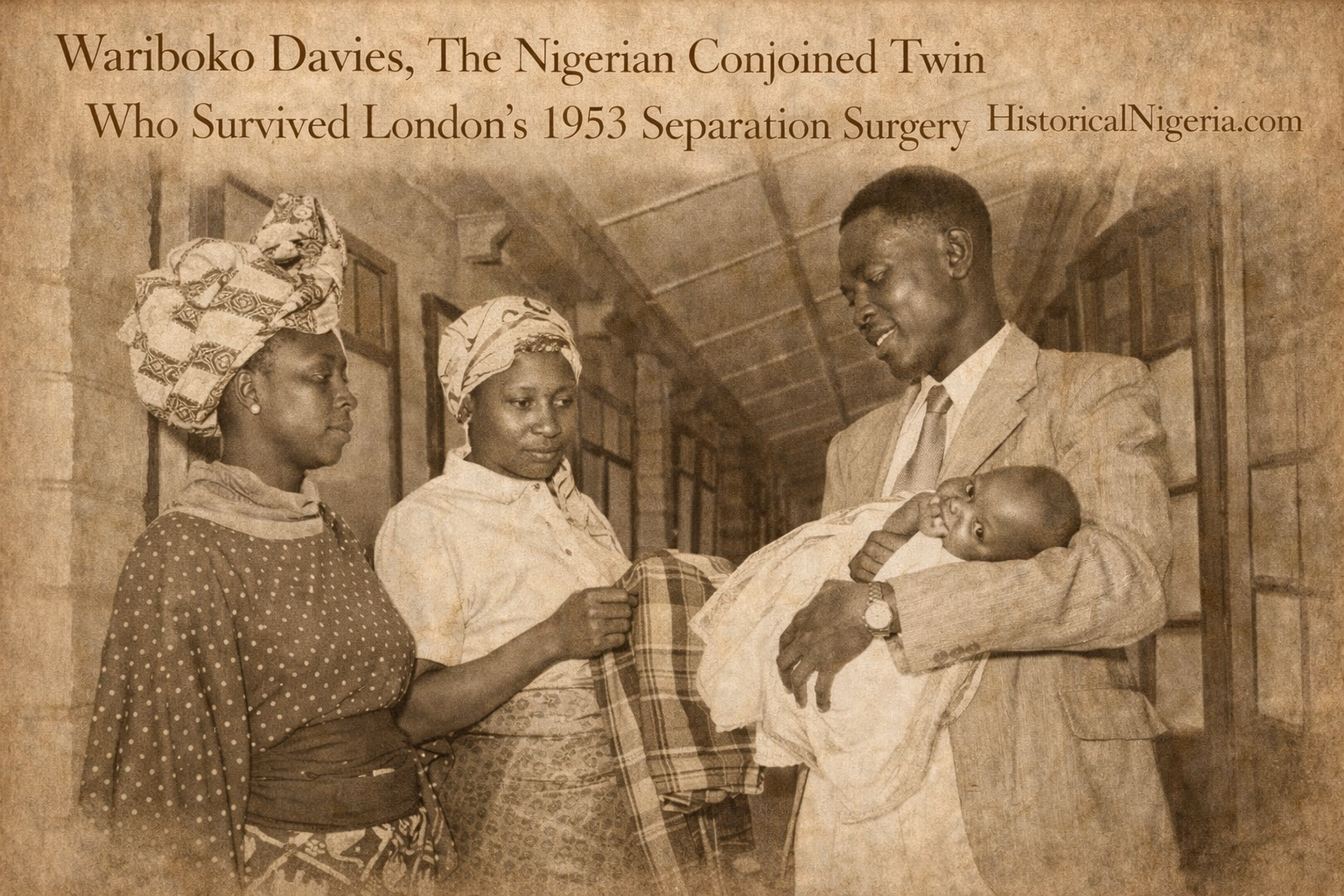 Wariboko Davies, The Nigerian Conjoined Twin Who Survived London’s 1953 ...