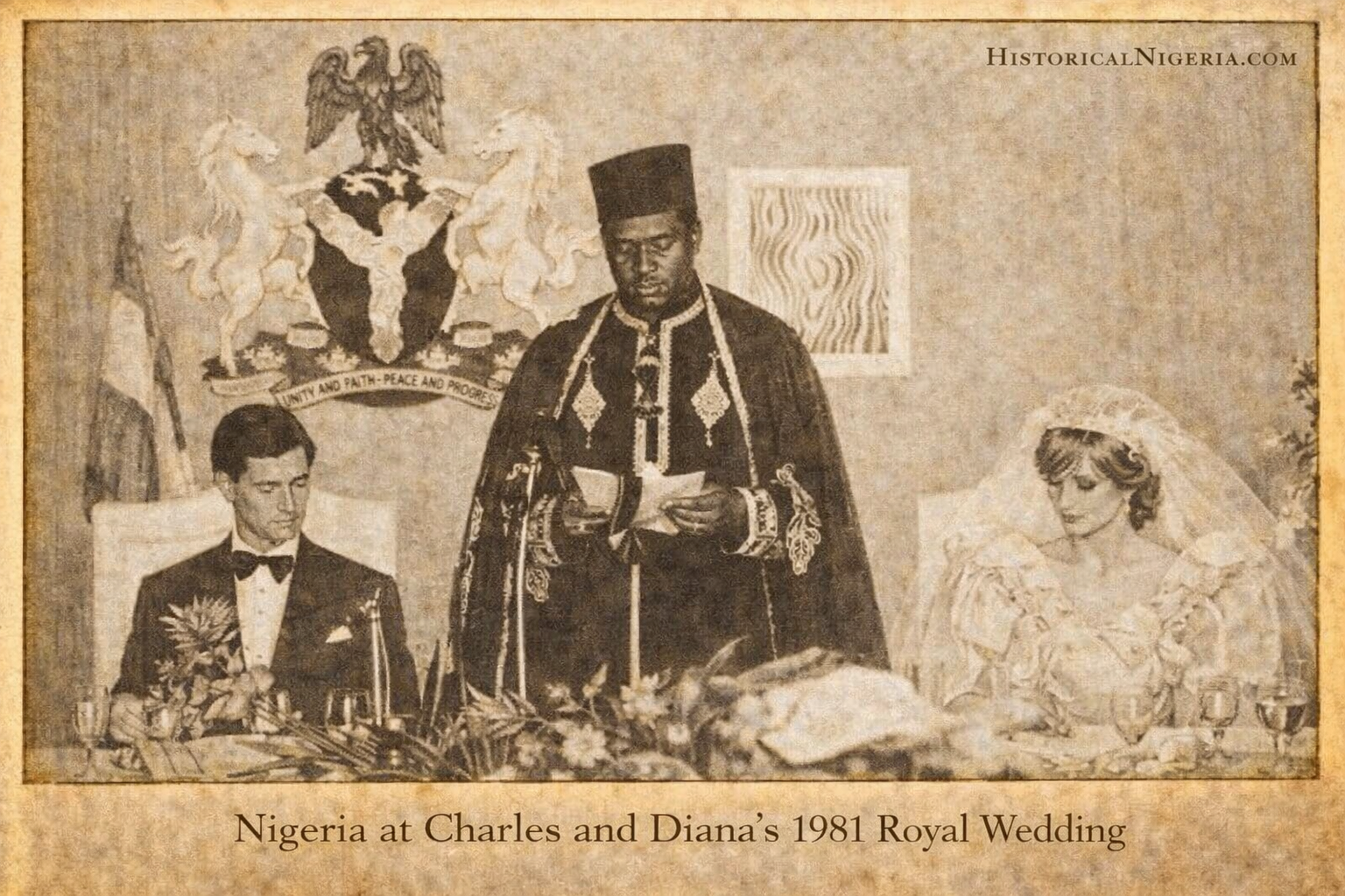 Nigeria at Charles and Diana’s 1981 Royal Wedding | Historical Nigeria