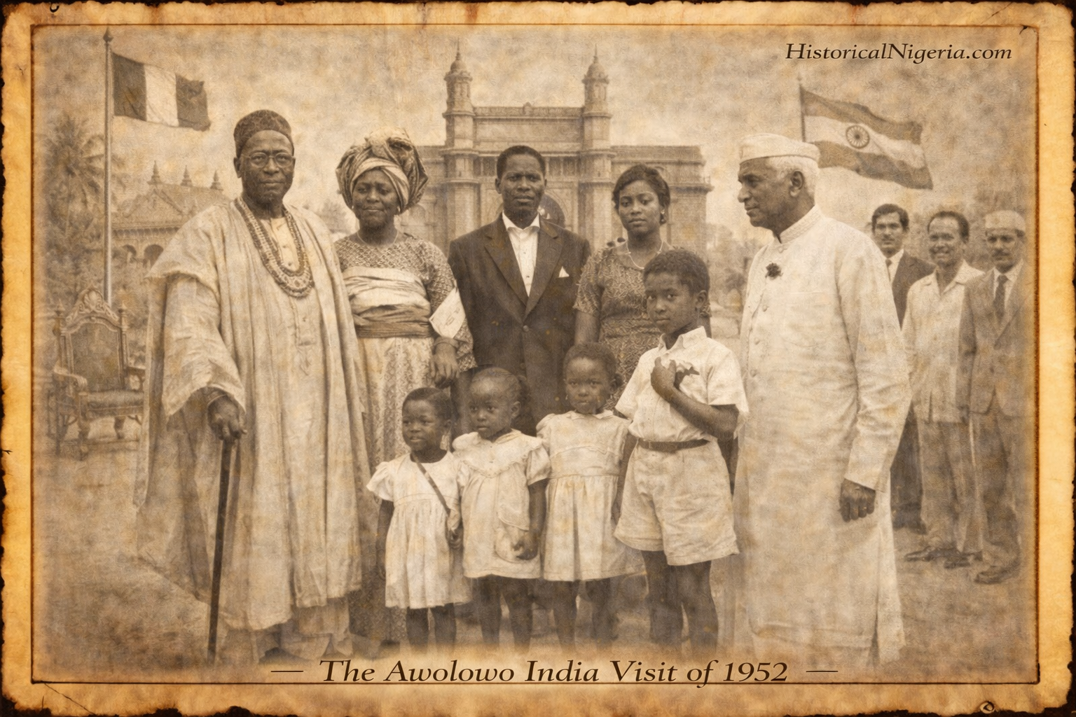 1952 India Visit of Chief Awolowo | Historical Nigeria